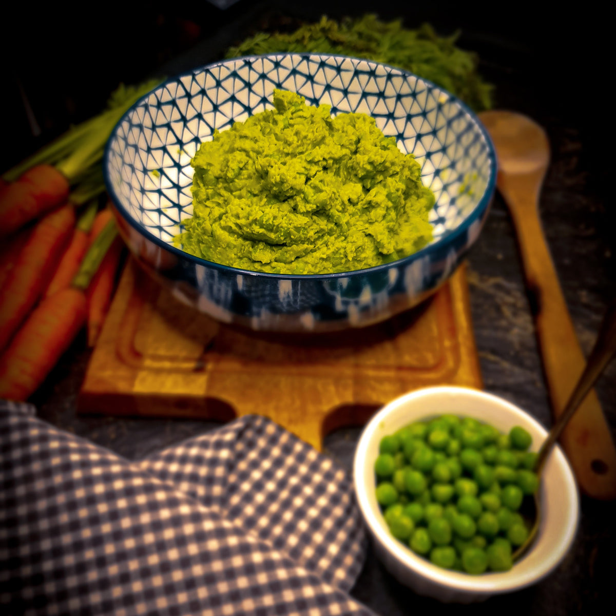 Side serving: Pea mash – 200g – Pwrmeals